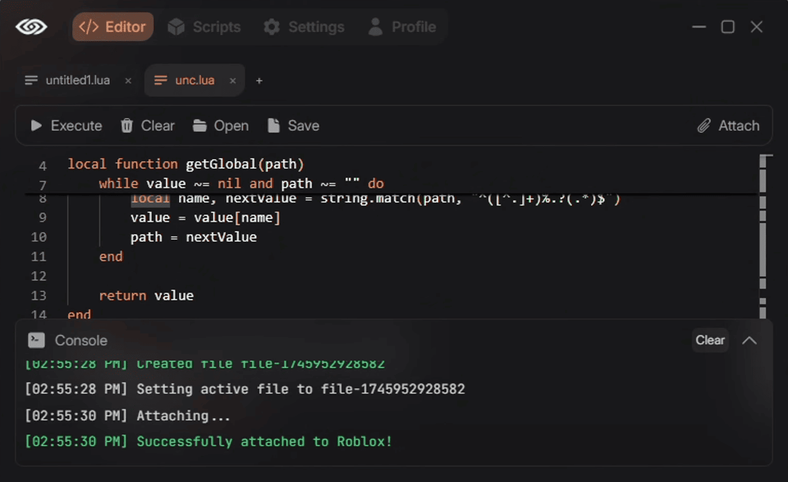 Visual Executor v1.3.0 Roblox Windows - RoExecutor.com